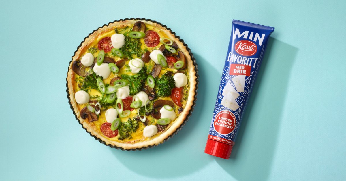 Ekte fransk brie på tube - Kavli