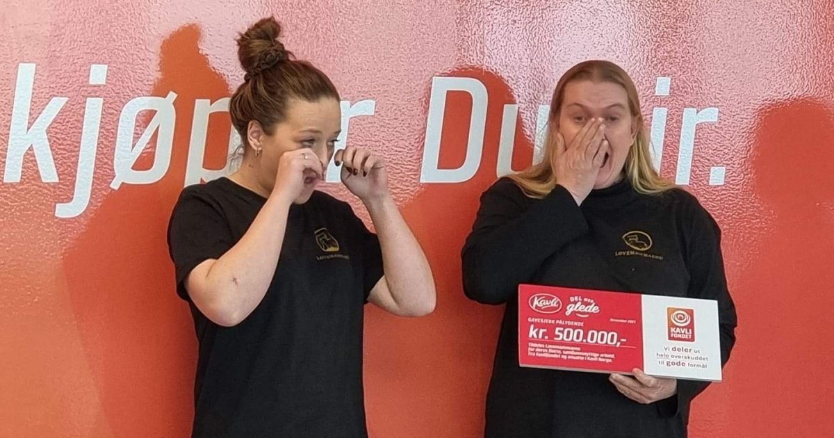 Kavli-ansatte deler ut 2,5 millioner til Løvemammaene og ni andre gode formål til jul - Kavli