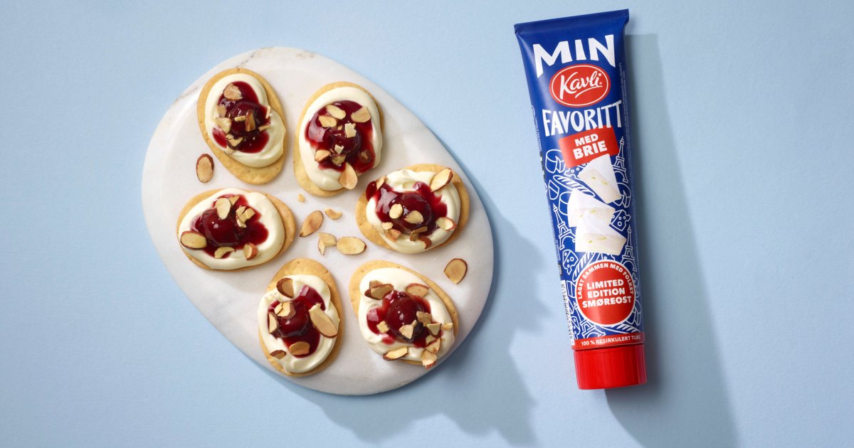 Kjeks med Min Kavlifavoritt Brie - Kavli